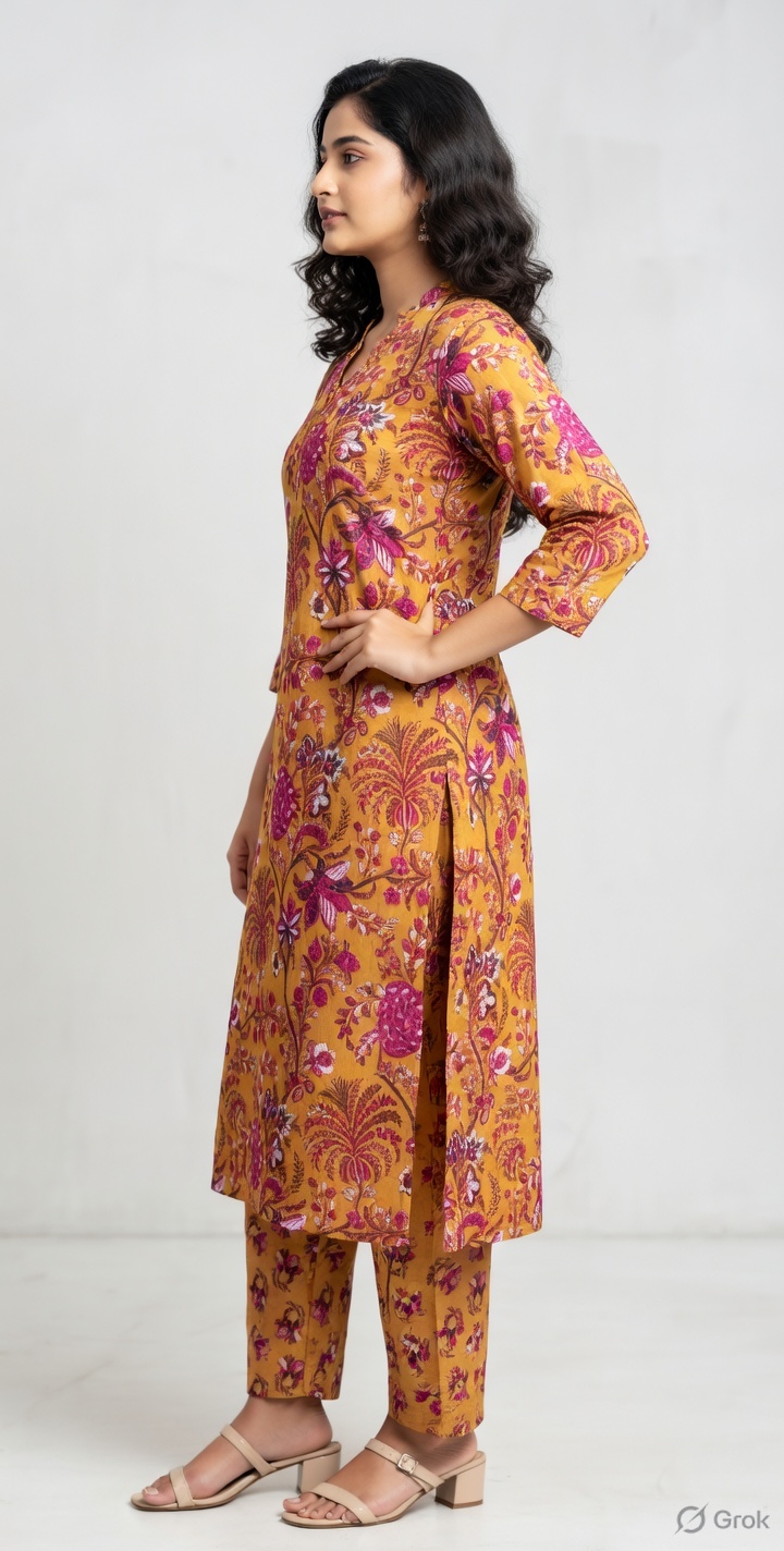 TWIN BLATT WOMEN TRENDING STRAIGHT CUT KURTHI – Tuwin Blatt